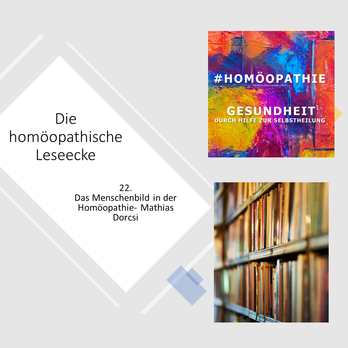 Das Menschenbild in der Homöopathie- Mathias Dorcsi – Homöopathie ...