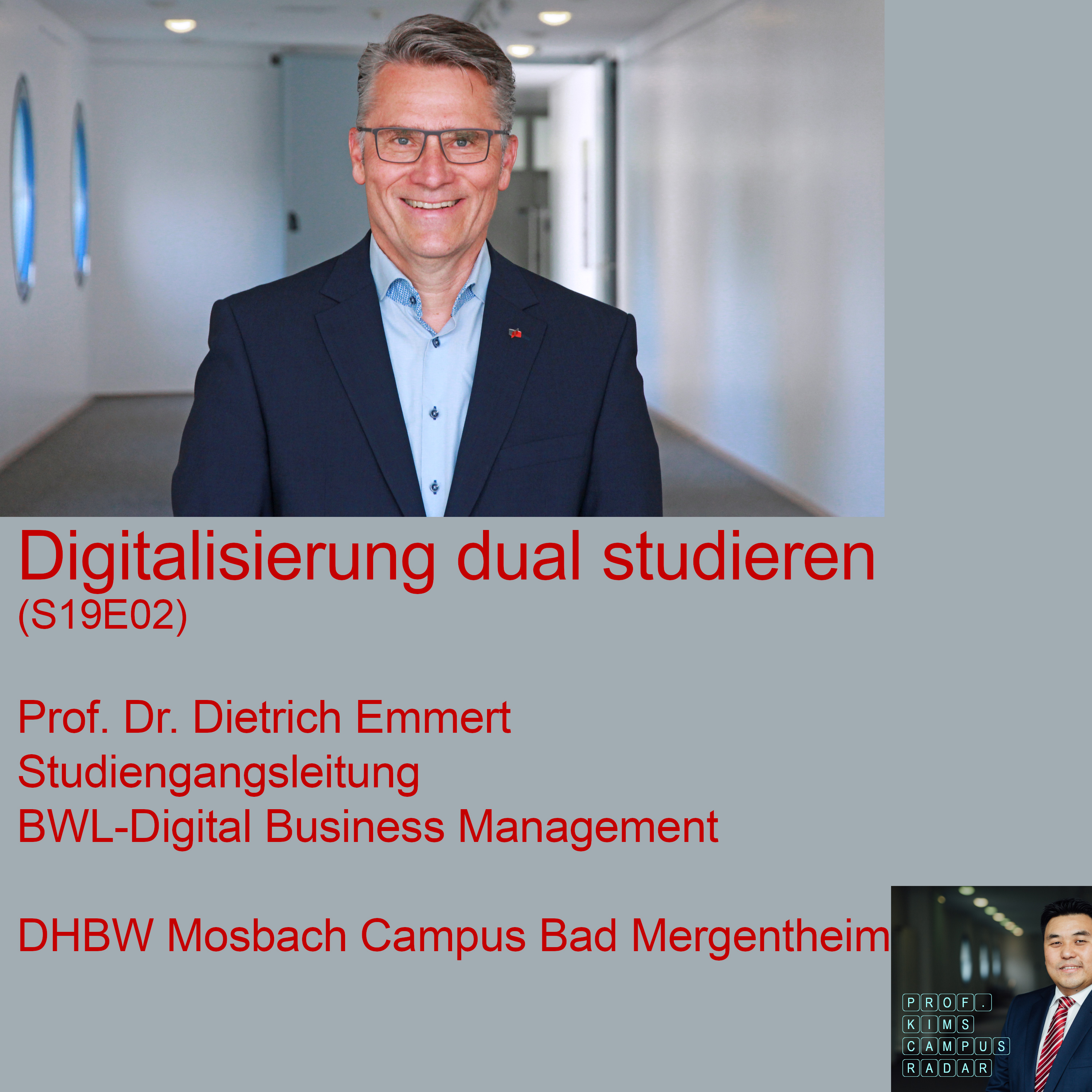 S19E02 Prof. Dr. Dietrich Emmert - BWL-Digital Business Management ...