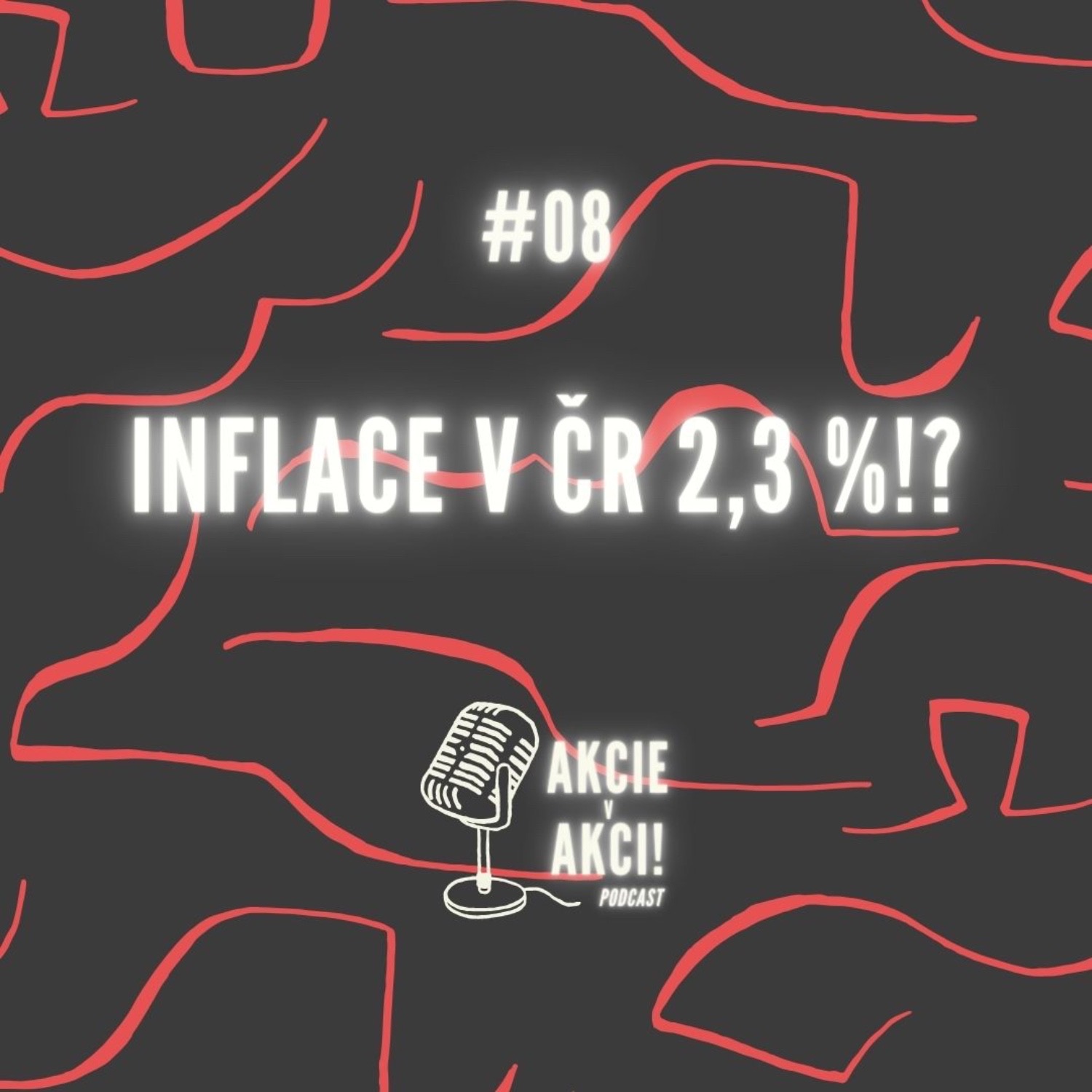 #08 Inflace v ČR 2,3 %!? - Akcie v Akci! - Podcast