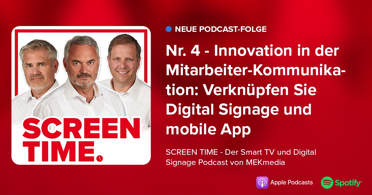 Nr. 4 - Innovation in der Mitarbeiter-Kommunikation: verknüpfen Sie Digital Signage und mobile ...