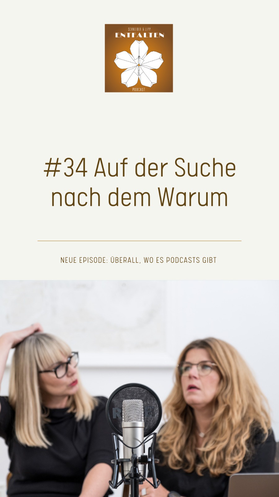 #34 Auf der Suche nach dem WARUM - Schneider & Lipp entFalten - Podcast