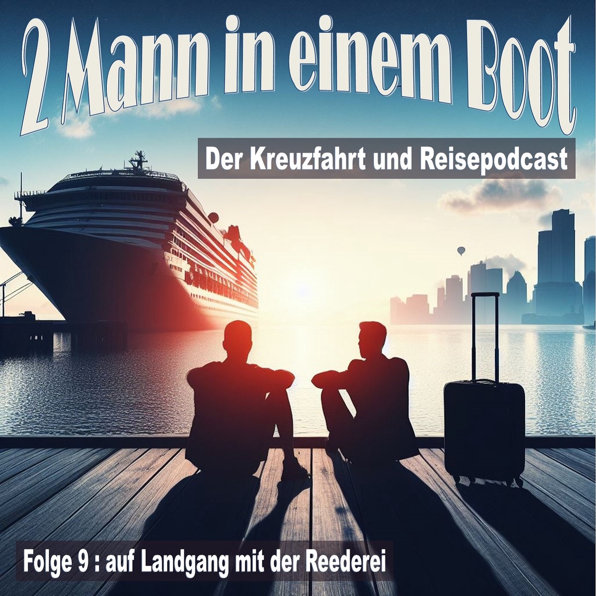 Folge 9 - auf Landgang mit der Reederei - 2 Mann in einem Boot - Podcast